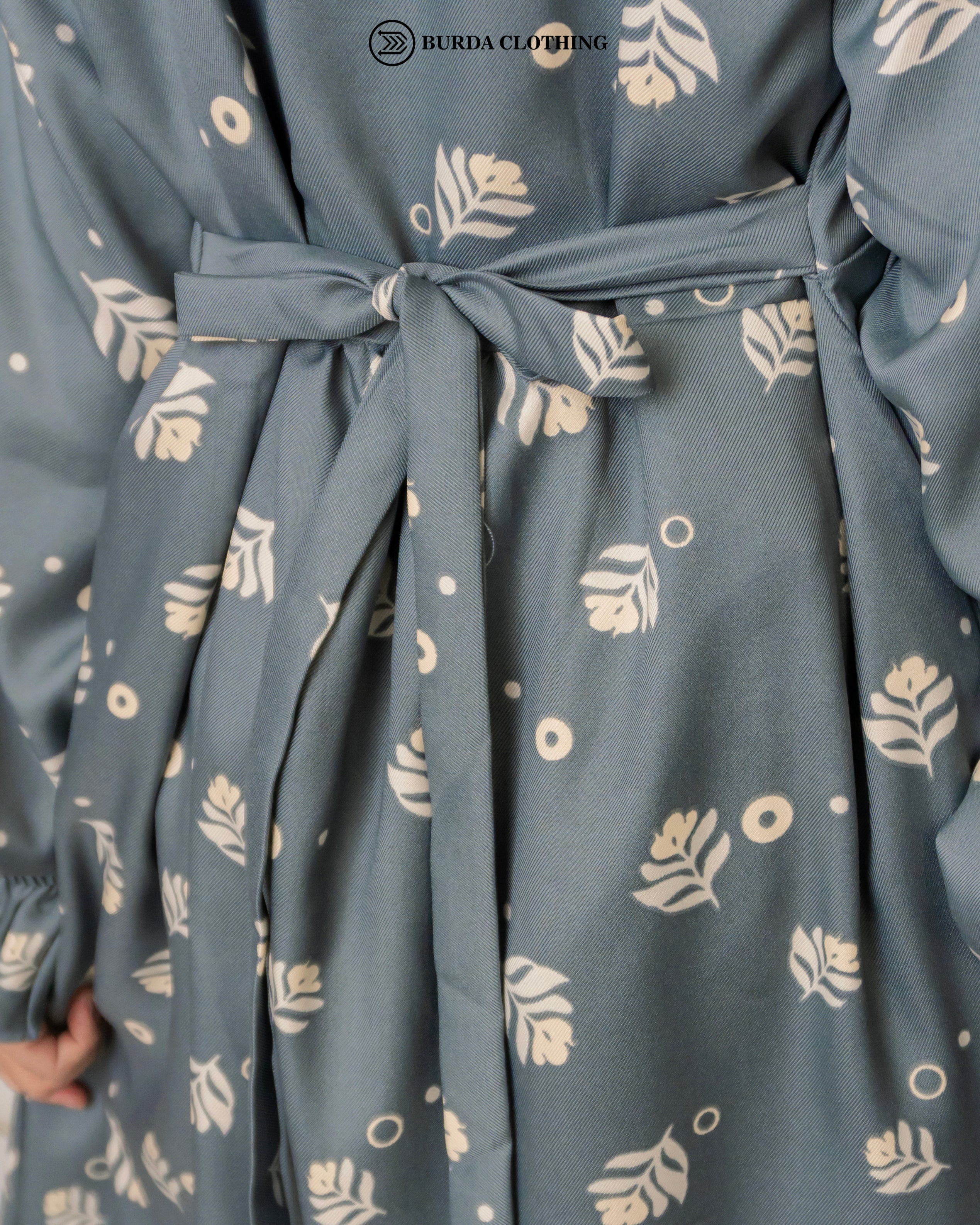 Kids Floral Dark Grey Dress – Burdaclothing